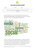 Arbeitsblatt: Das Internet leicht erklärt