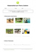 Arbeitsblatt: Tiere im Zoo