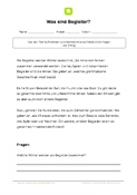 Arbeitsblatt: Was sind Begleiter?