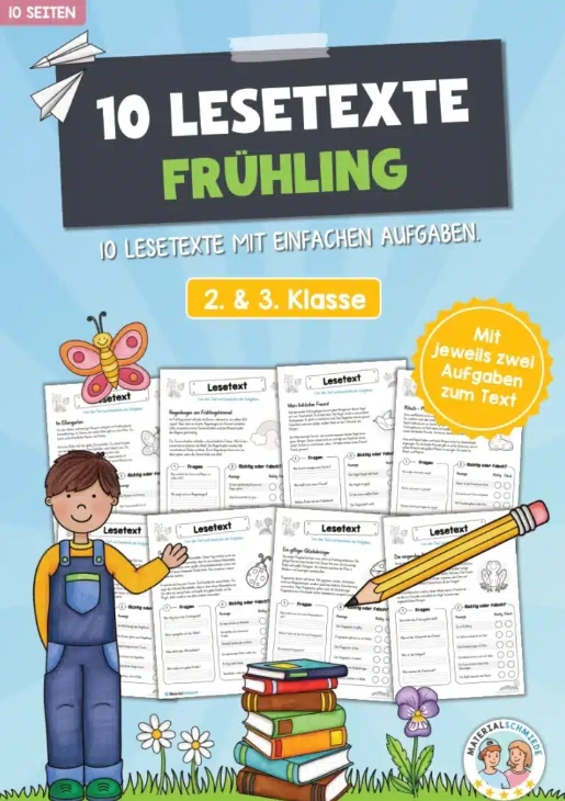 Lesetexte zum Thema Ostern - Kostenlose Arbeitsblätter